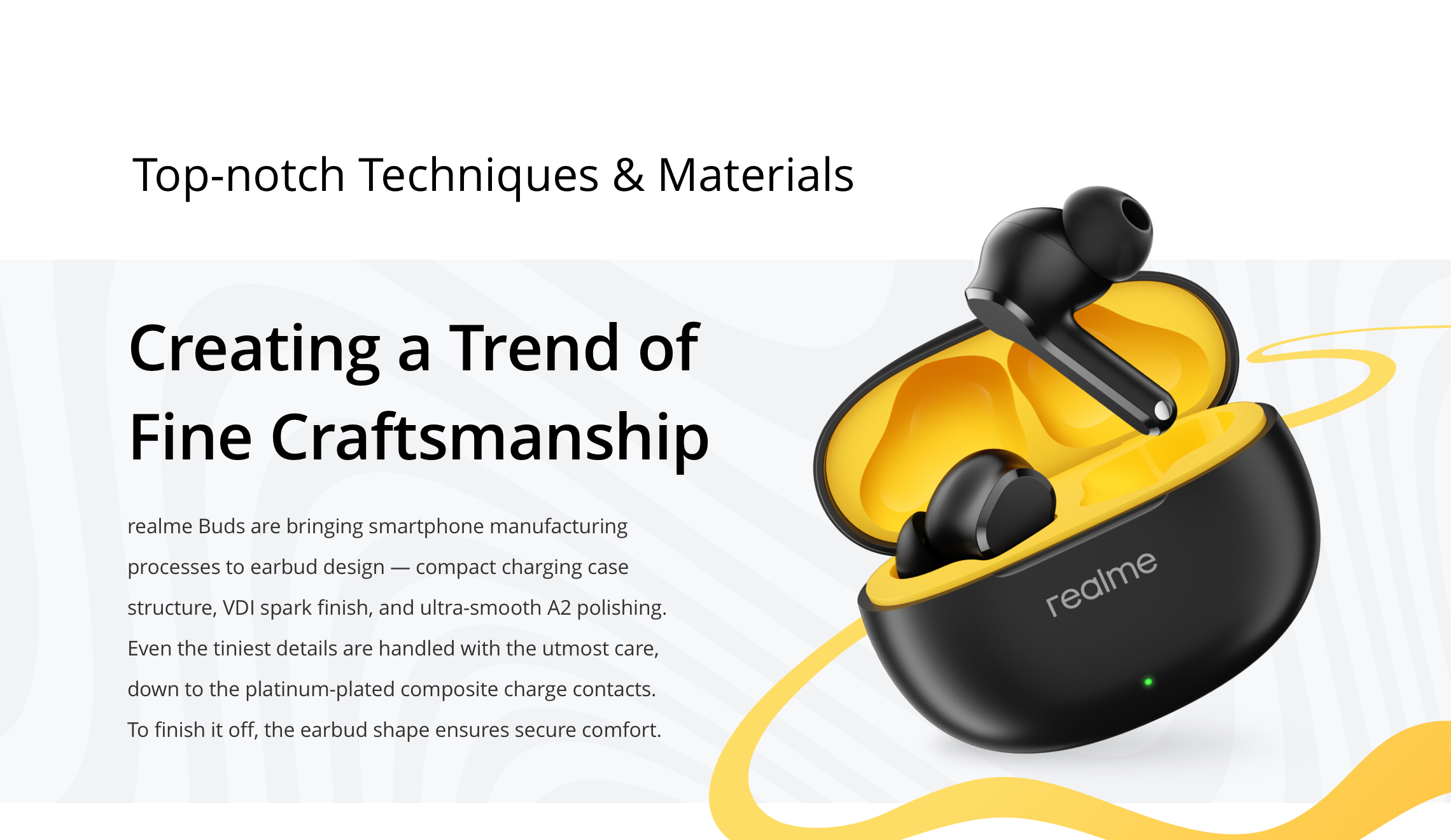 Realme Techlife Buds T110 True Wireless Earbuds - Bhalla Sons